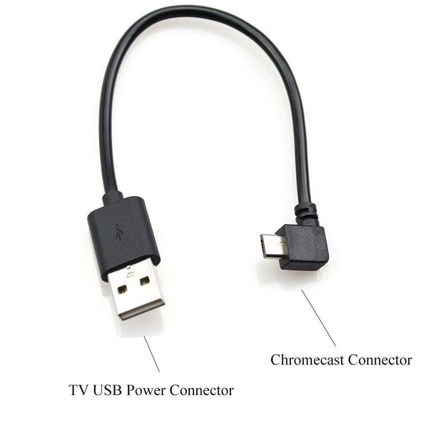Chromecast USB Cable -- 8 Inch USB Cable and Bonus Chromecast eBook. D ...