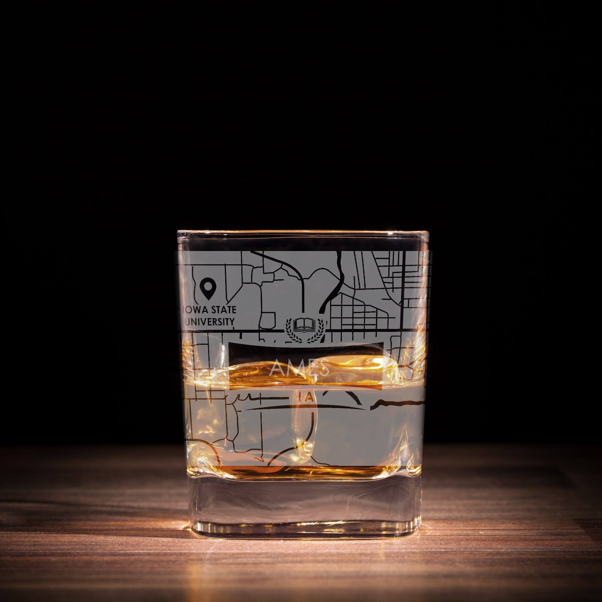 ETCHED CITY MAP GLASSES (Set of Two) – Exinoz