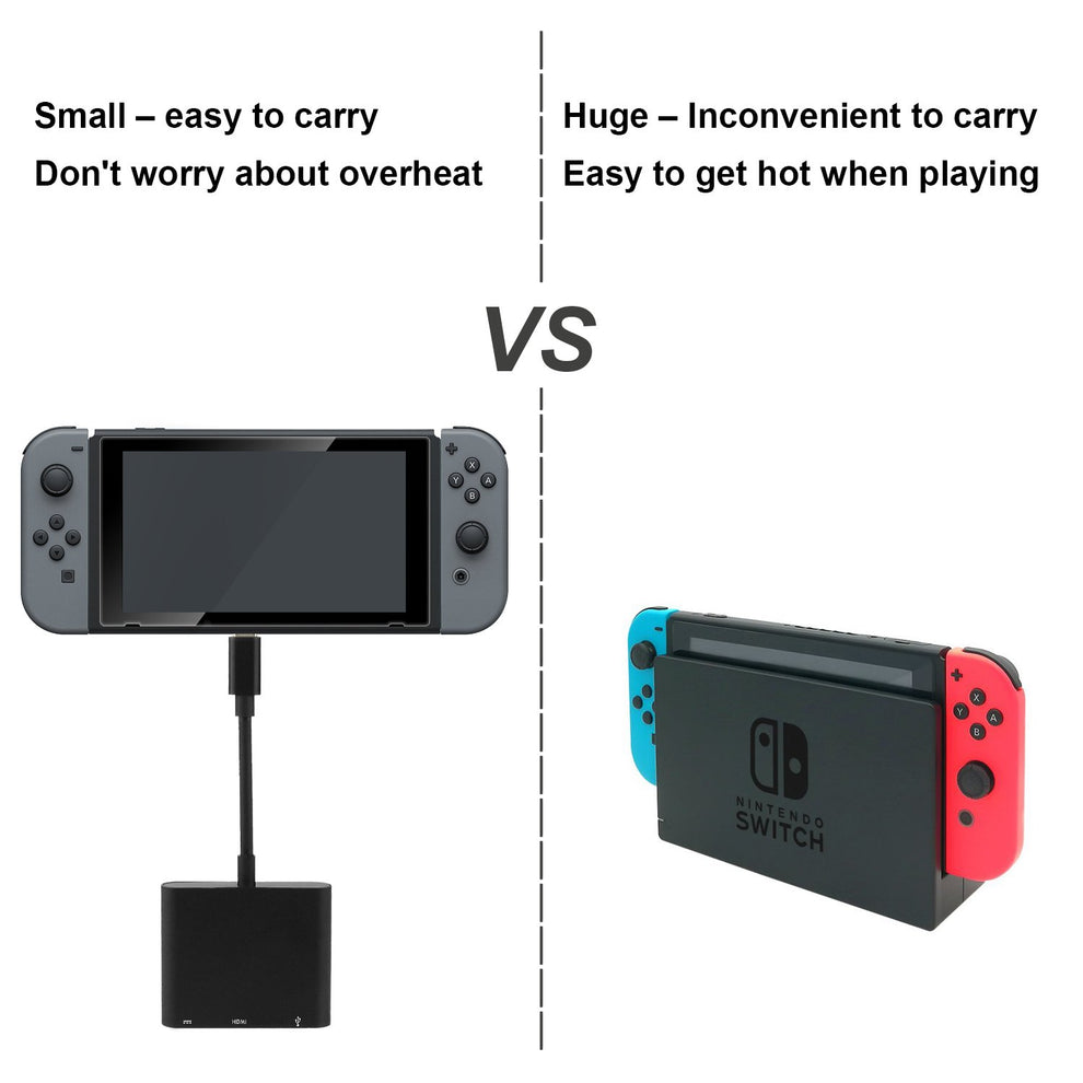 Nintendo Switch Type C to 4K 1080 HDMI Cable Adapter – Exinoz